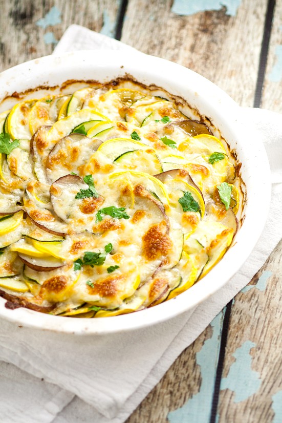 Parmesan Vegetable Tian | The Gracious Wife